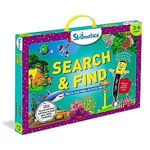 Skillmatics Preschool Learning Activity - Search and Find Educational Game, Perfect for Kids, Toddlers Who Love Toys, Art and Craft Activities, Gifts for Girls and Boys Ages 3, 4, 5, 6