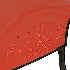 kilofly 1pc Vinyl Extra Long 43" Adjustable Waist Neck Ties Waterproof Apron