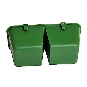 15pcs Birds Feeder Feeding Bowl Birds Manger Feeder Trough Birds Bird Waterer Birds Pet Bird Feeder Bird Supplies Birds Feeding Bowl Birds Feeding Dish Birds Feeding Groove Green BESPORTBLE