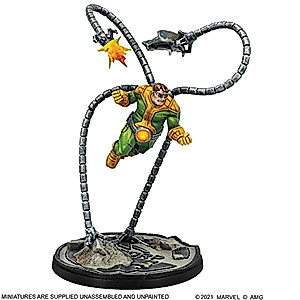 Marvel: Crisis Protocol Spider-Man vs Doctor Octopus Rival Panels, Tabletop Superhero Game for Kids and Adults, Ages 14+, 2 Players, 90 Minute Playtime, Made by Atomic Mass Games