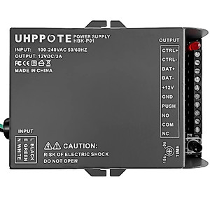UHPPOTE Full Complete 125KHz RFID Card Outswinging Door Access Control Kit Including 600lbs Force Electric Magnetic Lock