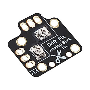 Limentea 2 x Analog Stick Drift Fix Mod Handle Rocker Adjusting Plate Game Handle Joystick Drift Repair Board for PS4 PS5 Xbox One Xbox Series X S Controller (Black)