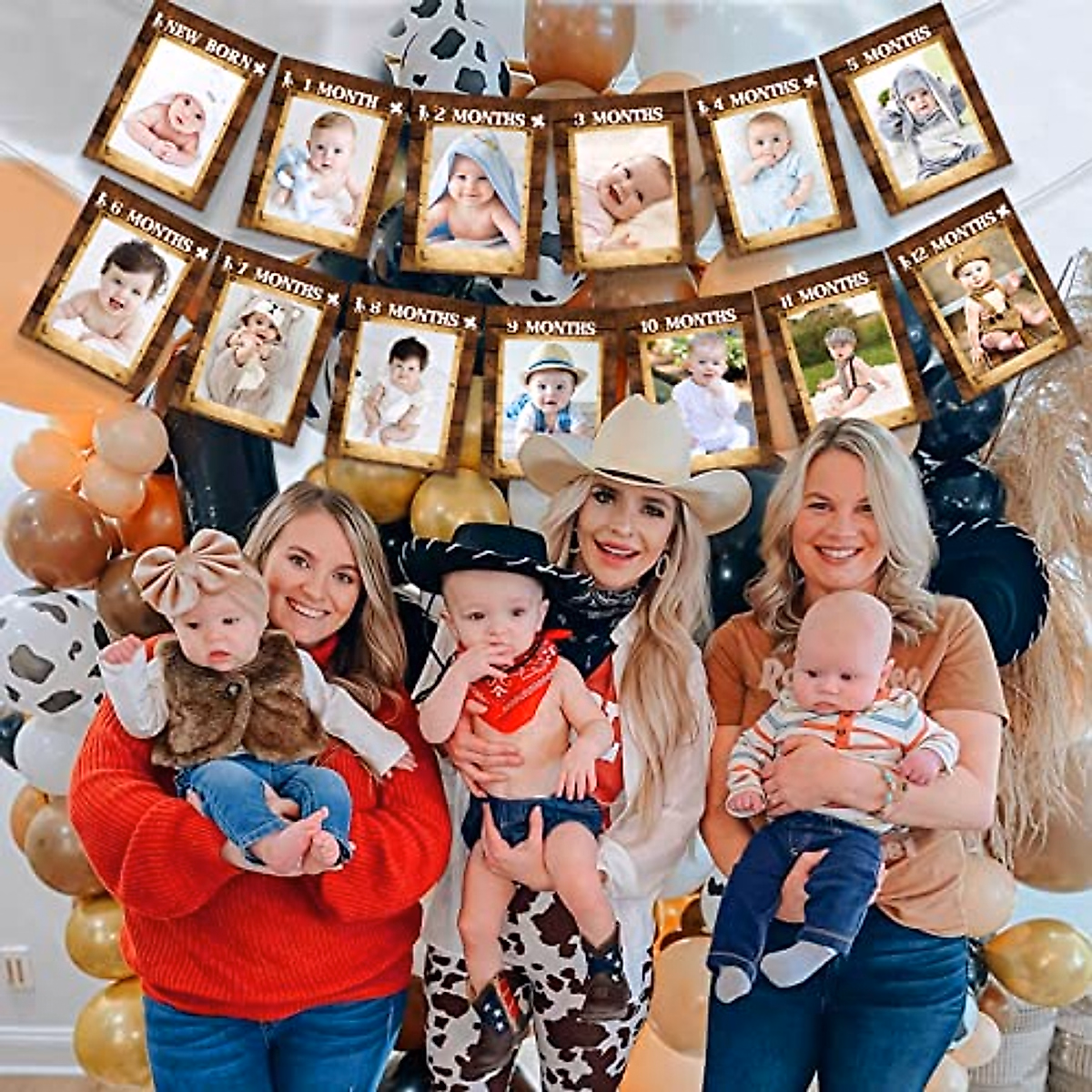 First Rodeo Birthday Party Supplies Cowboy 1st Birthday Photo Banner First Rodeo Photo Banner First Rodeo Party Supplies Cowboy Birthday Party Decoration for Boys First Birthday Photo Banner First Birthday Cowboy