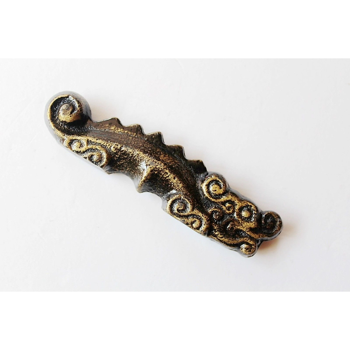 Cast Iron Dragon Shape Brush Rest Calligraphy Painting Sumi-e Tool