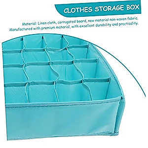Alipis 1pc Box Underwear Storage Box Underwire Bra Necktie Organizer Clothes Drawers Sock Organizer Box Plastic Bra Storage Drawer Organizer Divider Multi-grid Box Clothing Storage Case