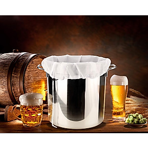 Extra Large Brew Bags Reusable,3 Pack 26"x22"Fine Mesh Strainer Bag for Home Brewing Hops Grains Wine Beer Making Drawstring Straining Brew in a Bag