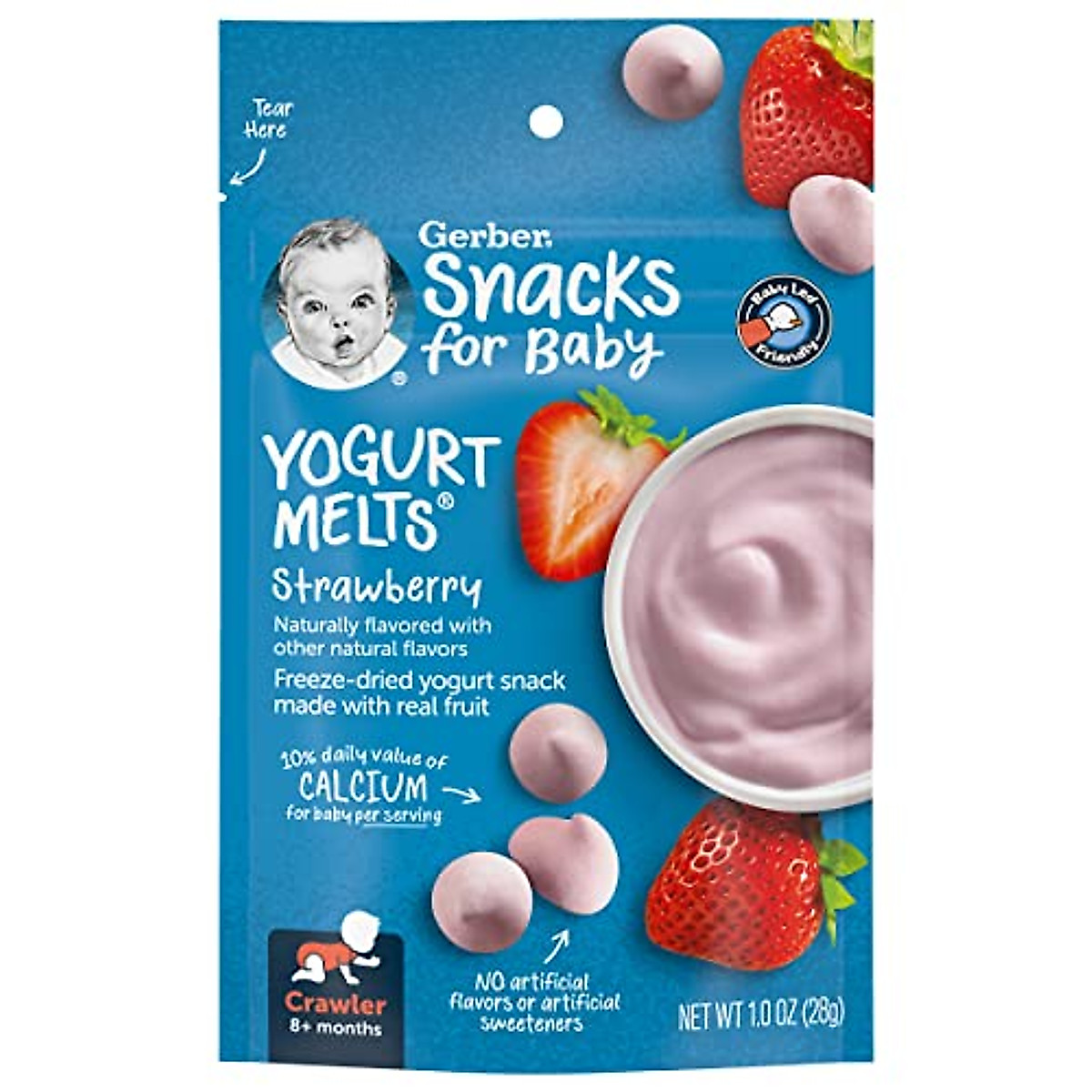 Gerber Yogurt Melts Strawberry (Pack of 2)