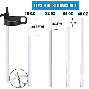 Straw Lid for 12 32 40 64 oz Wide Mouth Water Bottle, Lids Compatible with Hydro Flask Sports Water Bottle Straw Lid Top Straw Cap-Dust Cover Design