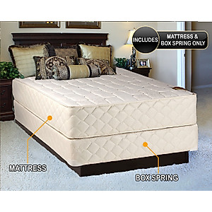 Dream Sleep Grandeur Deluxe 2-Sided Full XL Size Mattress and Box Spring Set - Orthopedic, Fully Assembled, Good for Your Back, Luxury Height, Long Lasting