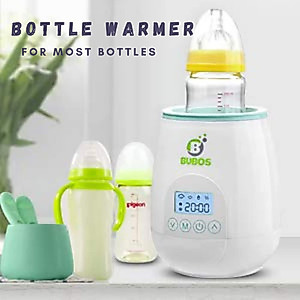 Bubos Bottle Warmer, 4-in -1 Baby Bottle Warmer for Breastmilk, Universal Bottle Support, Auto-Shut Off, BPA Free, Baby Food Jar Included Support, Auto-Shut Off, BPA Free, Baby Food Jar Included