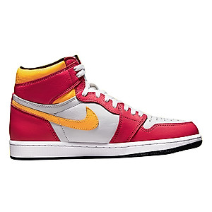 Nike Women's WMNS Air Jordan 1 Mid Trainers, White Blue, 10 Men