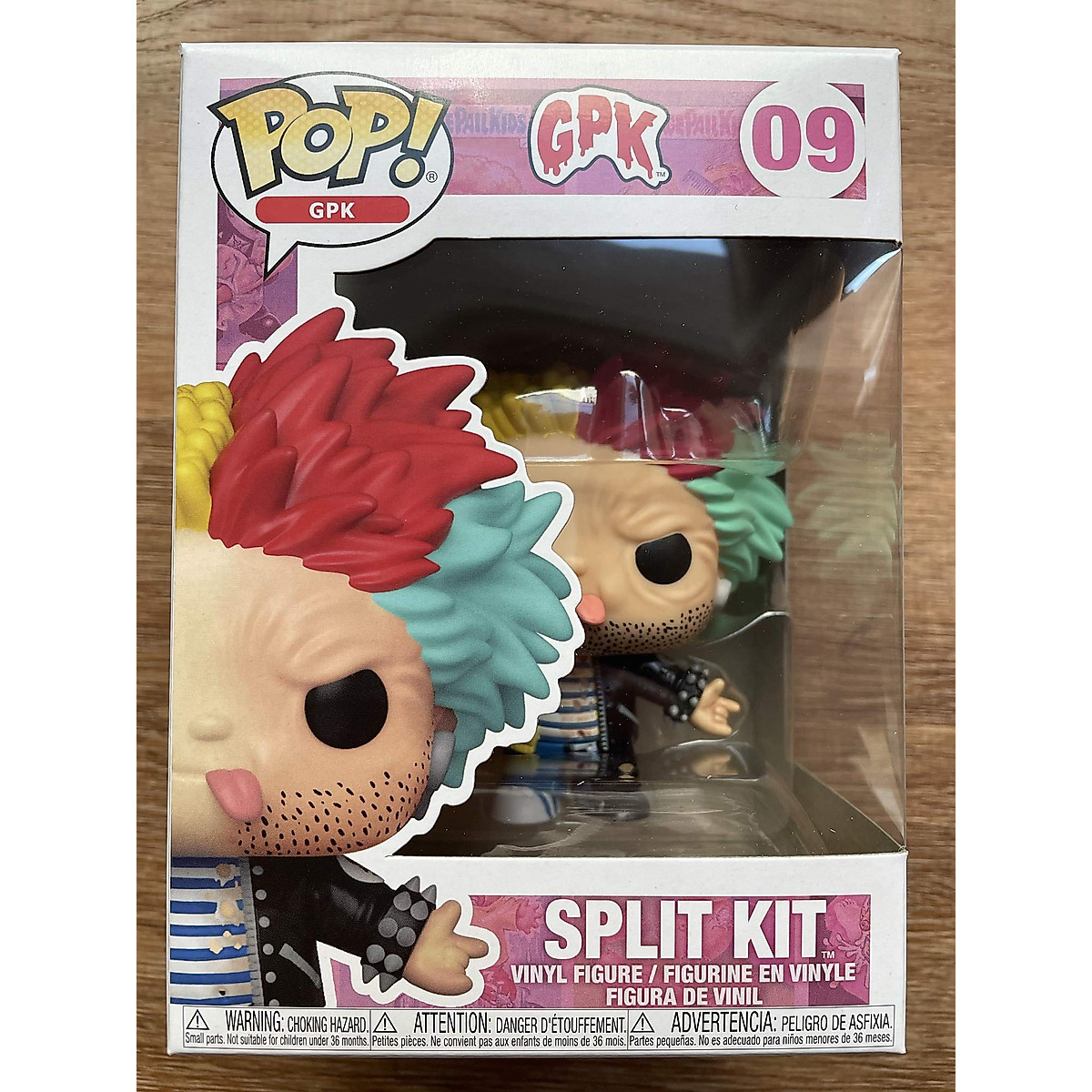 Split Kit Pop #09 Pop GPK: Garbage Pail Kids Vinyl Figure (Bundled with Plastic Protector Case to Protect Display Box)