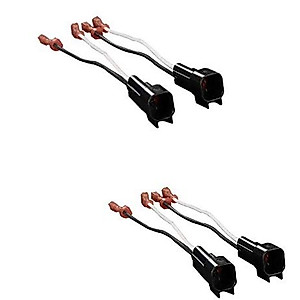 2 Pair Car Stereo Speaker Wire Connection Harness Plugs Compatible with Select 2010+ GM Vehicles - for 4 Speakers Installation - Compatible Vehicles Listed Below