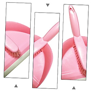 Outanaya 2pcs Mini Broom Dustpan Set Mini Brush Mini Dust Pan Recorder Bags Small Dustpan Brush Mini Dust Broom Household Brooms Cleaning Tools Bed Broom Keyboard Cleaning Tool Plastic