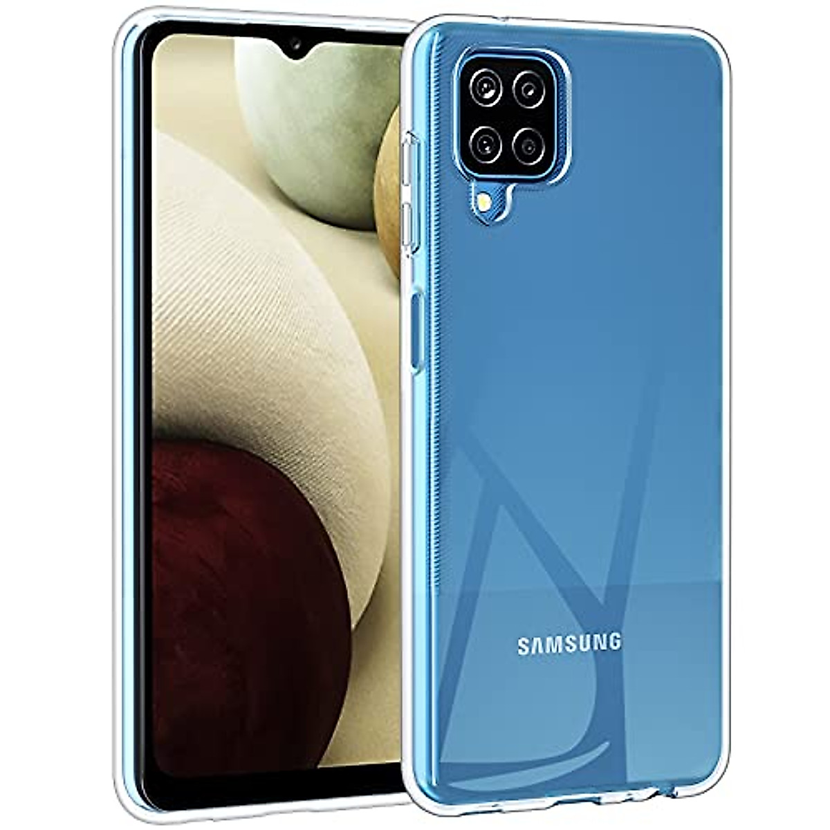 Samsung A12 Case, Galaxy A12 Case, ykooe Clear Case for Samsung Galaxy A12 6.5" Soft Slim TPU Phone Protective Cover