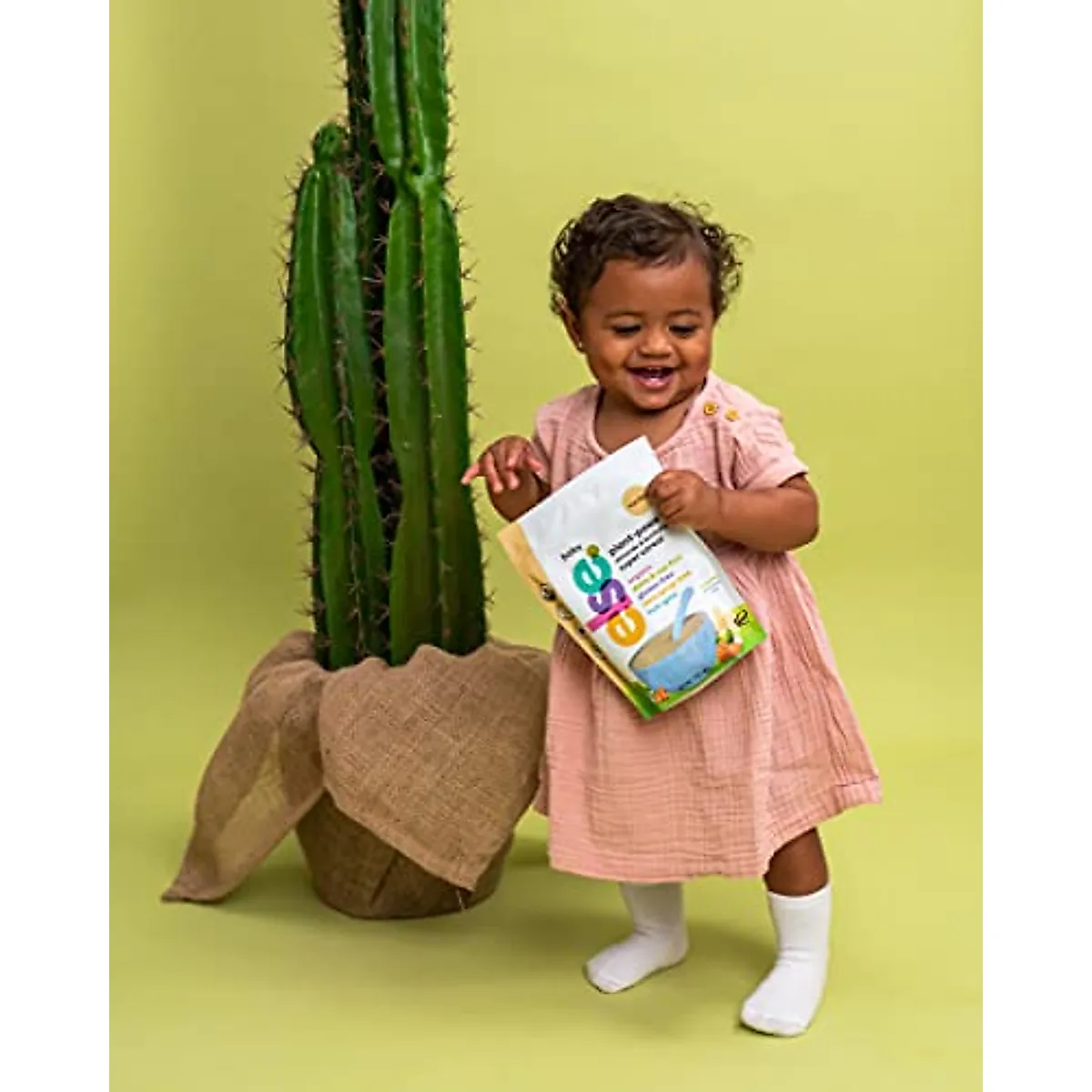 Else Nutrition Super Cereal For Babies 6 mo+, Made With Real Whole Plants for a Nutritionally Balanced meal, with gluten free carbs and plant protein (Original, Single)