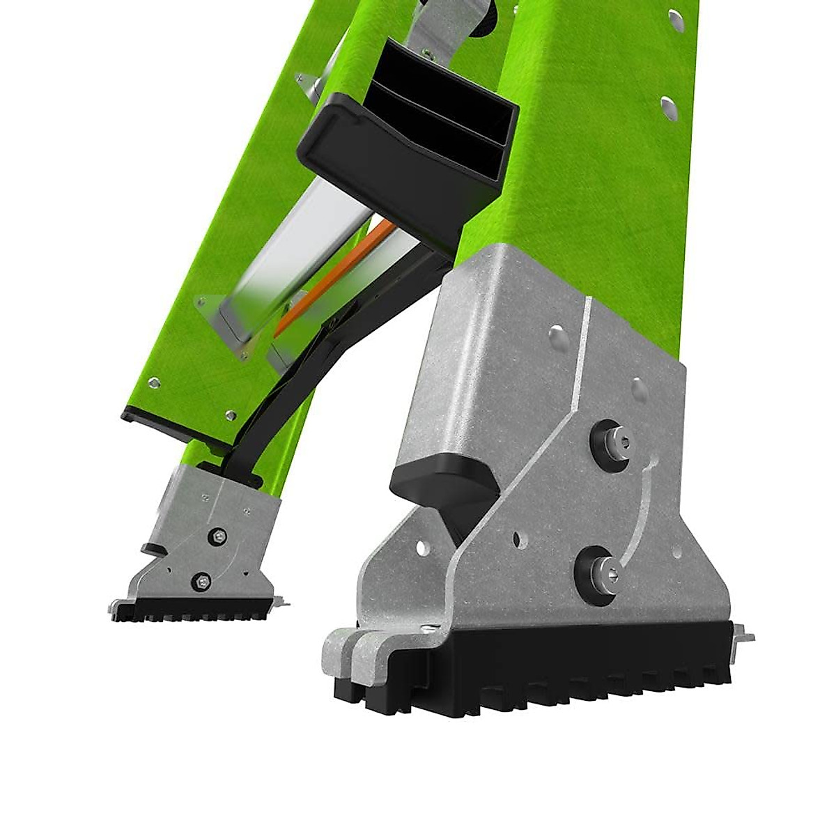 Little Giant Safety Hyperlite 20 Ft. - Iaa Fiberglass Extension Ladder W/ Ch, V-Rung And Claw