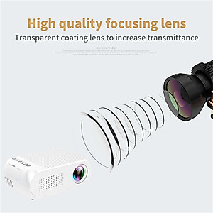 Mini Projector Led Portable Projector with HDMI Same Screen Projection Camper Apartment Essentials Classroom Must Haves Electronics for Men Tech Gadgets Birthday Gifts for Men Personalized Gifts