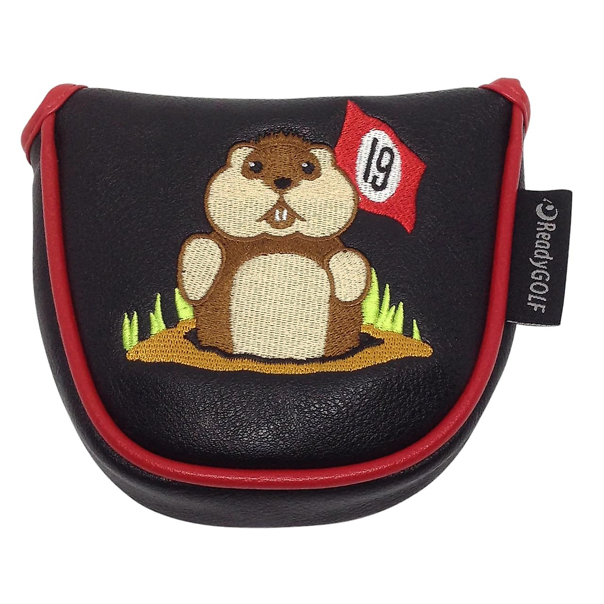 ReadyGOLF 19th Hole Gopher Embroidered Putter Cover Mallet