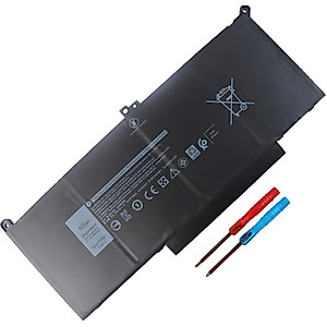 F3YGT f3ygt 7480 DM3WC 60WH Battery for Dell Latitude 12 7000 7280 7290/13 7000 7380 7390/14 7000 7490 P28S P73G E7280 E7290 E7480 E7490 ODM3WC DM6WC 2X39G KG7VF 451-BBYE 453-BBCF 4Cell Laptop