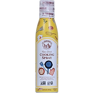 La Tourangelle, Non Stick Cooking Spray, Expeller Pressed Oil, Non Aerosol, For Neutral Flavor, Medium to High Heat, 5 Fl Oz