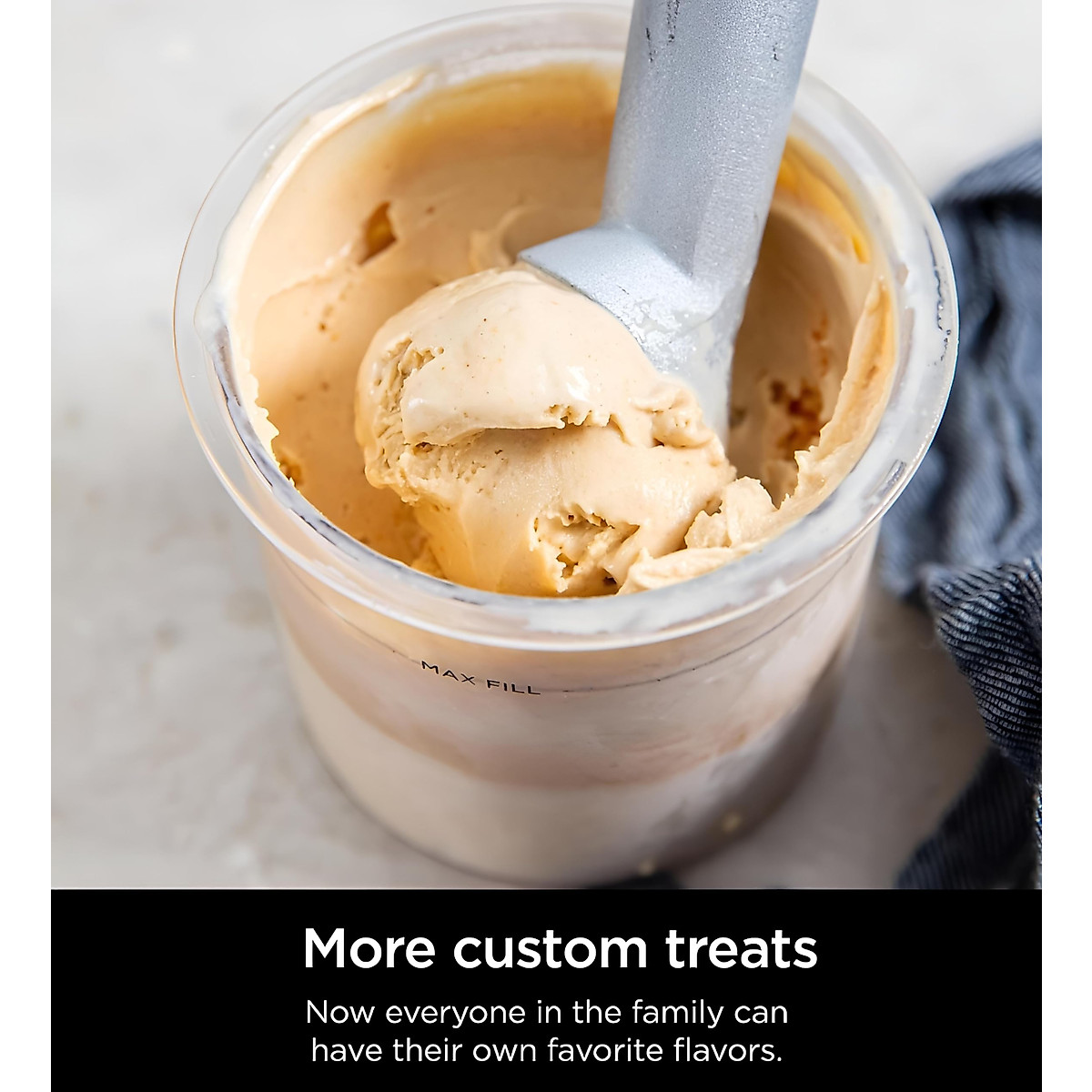 Ninja Creami Pints and Lids - 4 pack, Ninja creami breeze Compatible with NC299AMZ & NC300s Series, ice cream containers for homemade ice cream, Ninja Creami breeze containers ShieldXperts