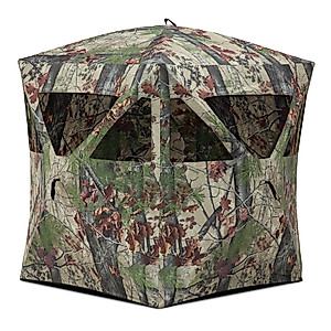 Barronett Blinds Backwoods Camo Lightweight Pop Up Hunting Ground Blind (3 Pack)