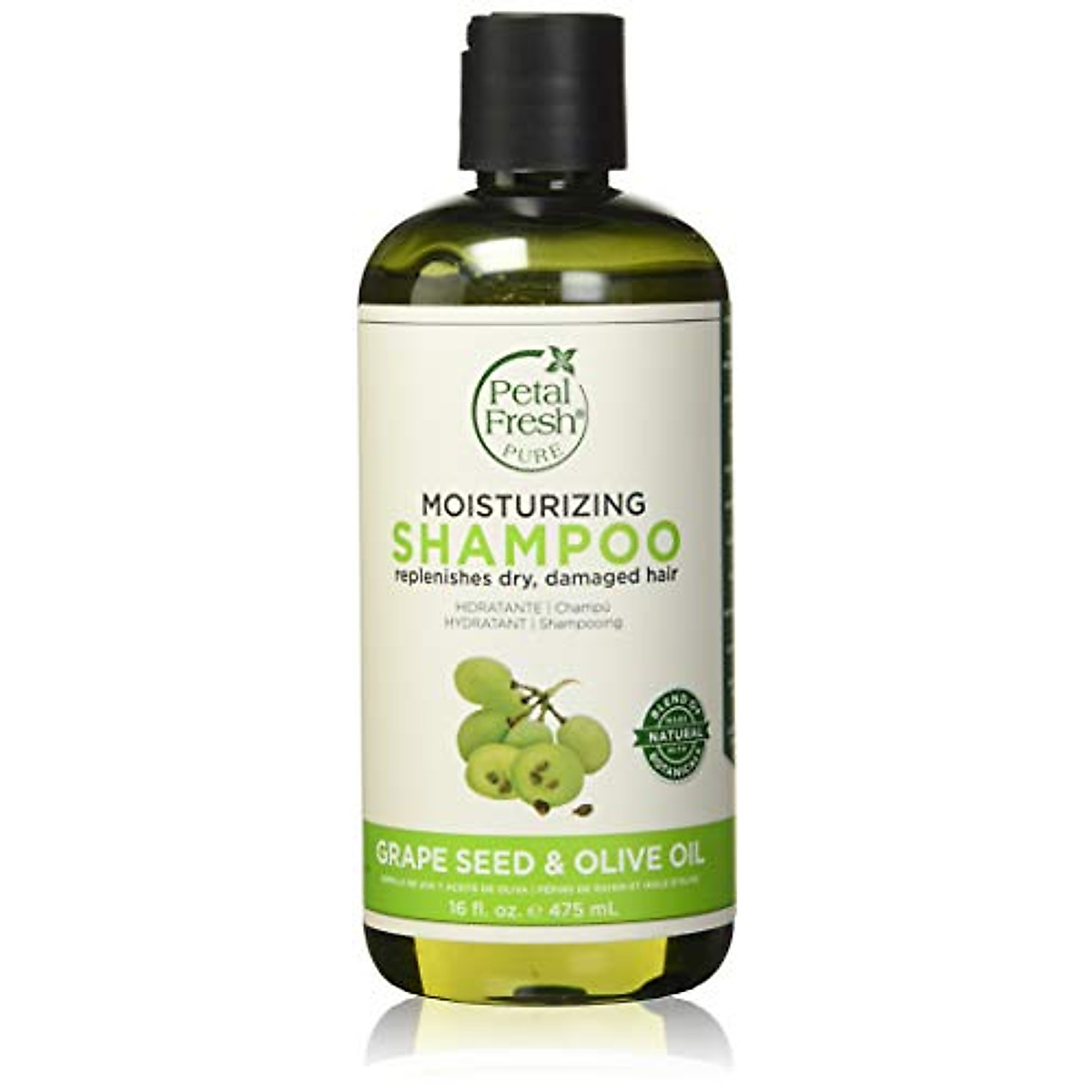 Bio Creative Lab Petal Fresh Shampoo, Grape Seed and Olive Oil, 16 Ounce