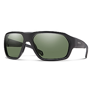 Smith Deckboss Sunglasses Matte Black/ChromaPop Polarized Gray Green