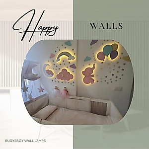 BugyBagy Decorative Rabbit Floating Wall Mounted Shelf for Bathroom, Bedroom, Living Room, Kitchen, Dining Room, Entryway (Beige Swan)