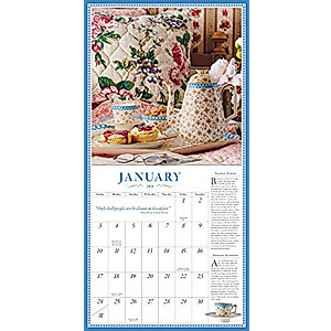 Collectible Teapot & Tea Wall Calendar 2021