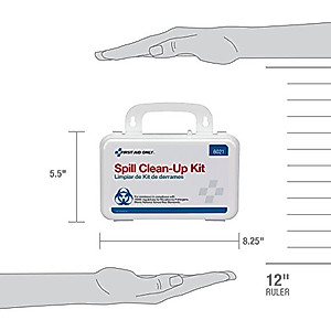 First Aid Only 6021 21-Piece Body Fluid Clean Up Kit in Weatherproof Plastic Case