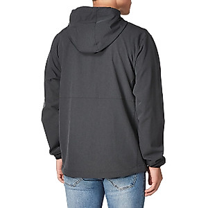 Rip Curl Men's Elite Anti Series Hooded Wind Breaker, Water Repellent Jacket, Black, X-Large