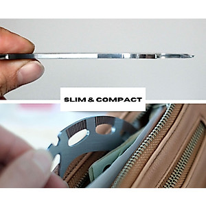 Star Trek Klingon Bat'leth 6-In-1 Multitool Kit | Includes Screwdriver, Wrench, Bottle Opener, Cord Cutter, Hand Tools | Pocket-Sized Portable Survival Camping Tool