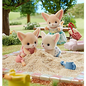 Calico Critters Fennec Fox Twins, Set of 2 Collectible Doll Figures