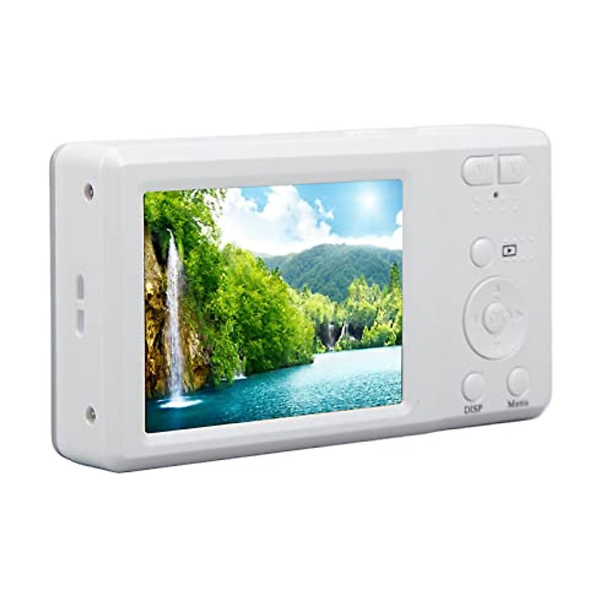 Autofocus Digital Camera, Point and Shoot Flash 56MP 4K 20X Camera High Definition for Travel (Silver)