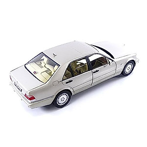 Norev 1997 S600 Smoke Silver Metallic 1/18 Diecast Model Car 183723