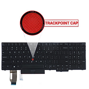 LeFix US Non-Backlit Keyboard Replacement Compatible with Lenovo Thinkpad E580 E585 E590 E595|T590 |L580 L590 |FRUs 01YP560 01YP720 01YP640