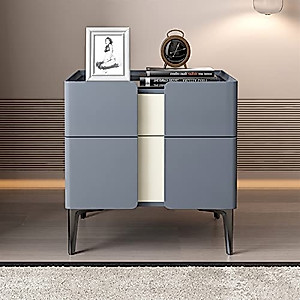 HIGOH Bedside Table Modern Bedside Table, Bedroom Dresser, Bedside Table, Small Minimalism