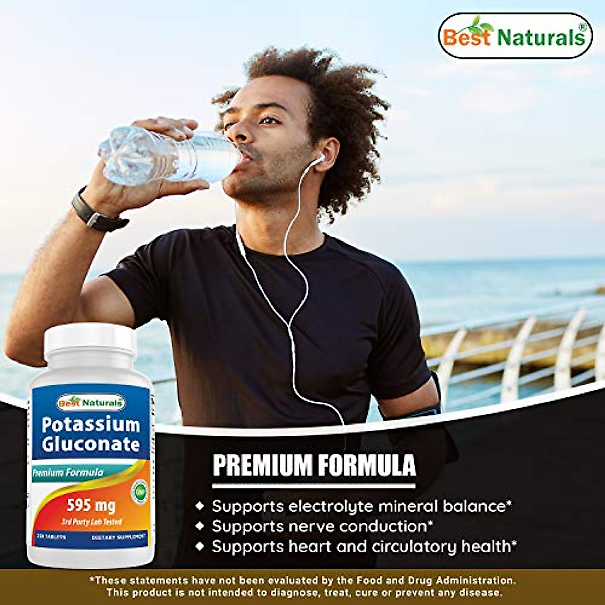 Calcium Magnesium with Vitamin D3 1500mg & Potassium Gluconate 595 Mg