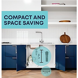 Mist Under Sink Water Filter, 20,000 Gallon, Reduces PFAS, PFOA/PFOS, Lead, Chlorine, Bad Taste & Odor, Under Counter Water Filter System, Direct Connect to Kitchen Faucet, NSF/ANSI 42 Certified