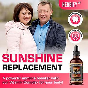 Vitamin D3 K2 Drops – Liquid Vitamins for Women, Men & Teen Vitamins - Bone Strength Supplements - D3 K2 Mt Vitamins for Immune Support & Heart Health - Vitamin D3 10000 Iu Liquid K2 Drops – 2 oz