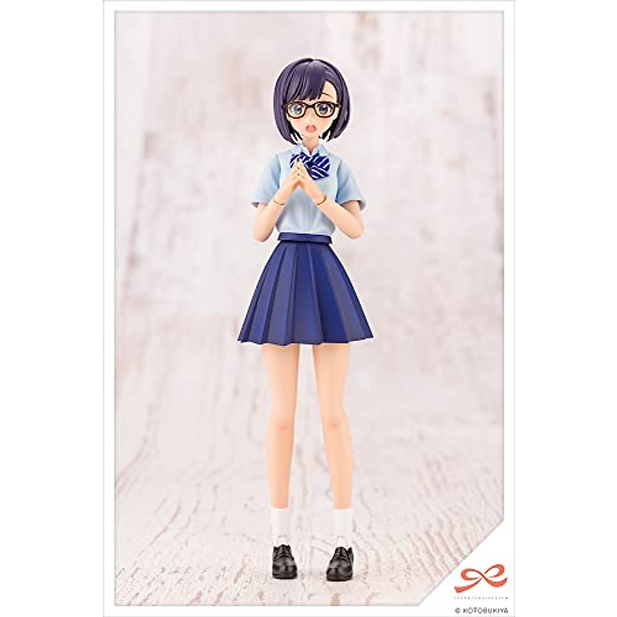 Kotobukiya Sousai Shojo Teien: Koyomi Takanashi (Ryobu High School Summer Clothes) Dreaming Style True Sapphire Plastic Model Kit, Multicolor, (JK026)
