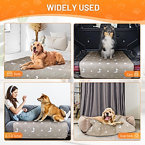 Washable Pee Pads for Dogs, Reusable Puppy Pads Waterproof, 2 Pack Dog Pee Pads, Potty Pads for Dogs, Super Absorbent, Add 8 Lanyards, Puppy Training Pads (31x36 Inch ,Pack of 2)