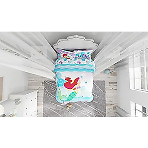 Franco The Little Mermaid Ariel Kids Bedding Super Soft Microfiber Twin Sheet Set (Official Licensed Disney Product)