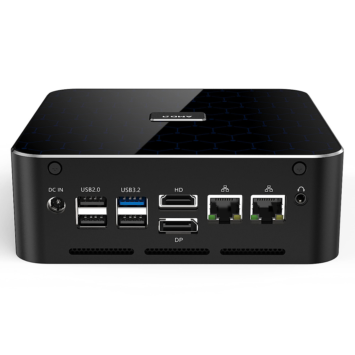 KINGDEL K18 Mini PC Gaming Computer AMD Ryzen 9 6900HX CPU 16GB DDR5 RAM 1TB M.2 PCIe4.0 SSD Mirco PC 680M Graphics 8K@60hz Output Triple Display W-11 Pro 2xLAN(Dual 2500M)