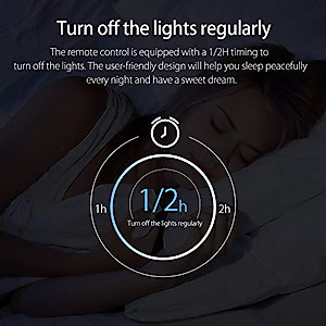 IYUNXI Ceiling Fan Light - Flush Mount Bladeless Fan Lights 16inch Remote Dimmable LED 3 Speed for Indoor/Outdoor Bedroom, Kitchen, Living Room. (20)