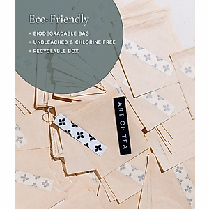 Art of Tea | Filter Bags 4" by 3.5"| Single Use | 100 Count | Works With Coffee or Tea