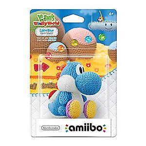 Nintendo Light Blue Yarn Yoshi Amiibo