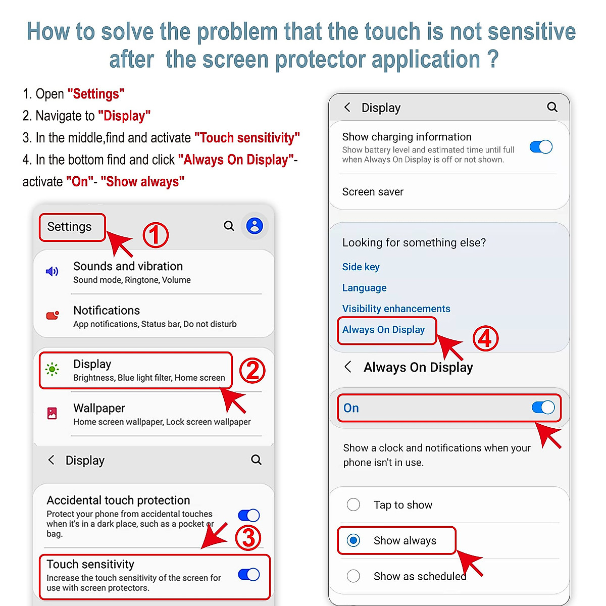 AACL Galaxy S22 Ultra Screen Protector Tempered Glass for Samsung Galaxy S22 Ultra 5G,6.8 Inch [Fingerprint Unlock][Anti-Scratch][2 Pack]-[fingerprint area obvious] Case Friendly